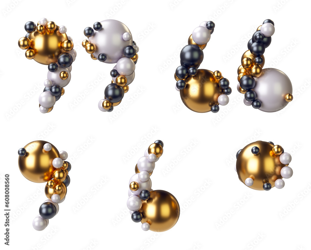 Symbols Punctuation Marks, Quotes, Apostrophe, Comma, Dot of jewelry ...