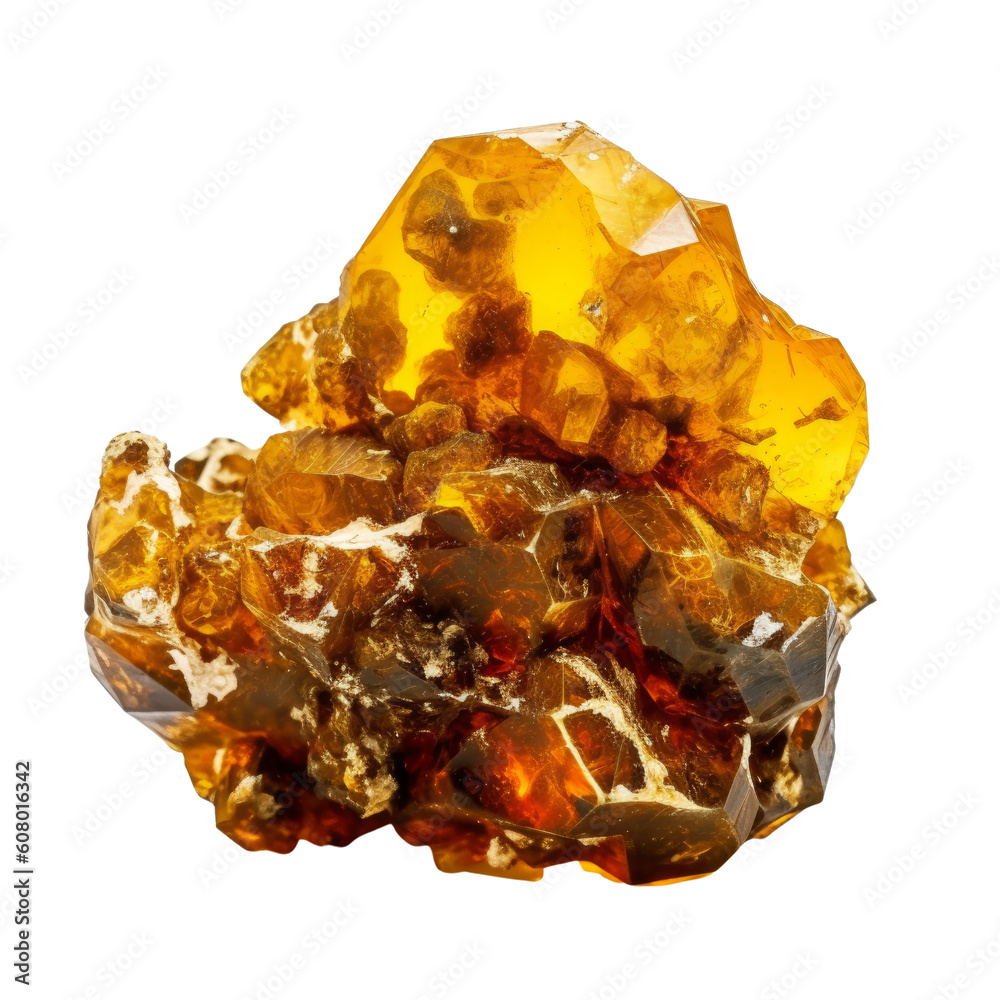 amber ore isolated on transparent background cutout Stock Illustration ...