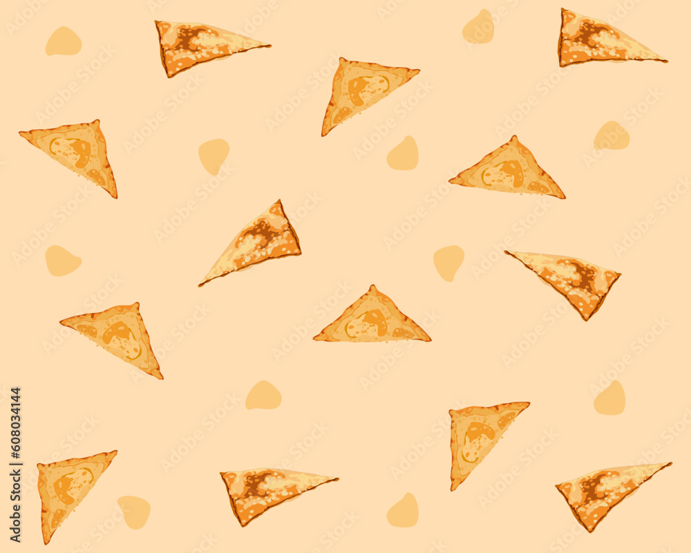 Fried wontons, deep fried golden brown triangle wonton, popular Chinese ...