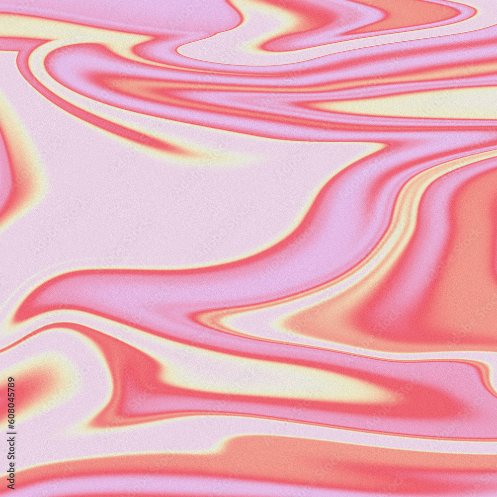 Abstract liquid gradient background Distorted wave, grainy texture ...