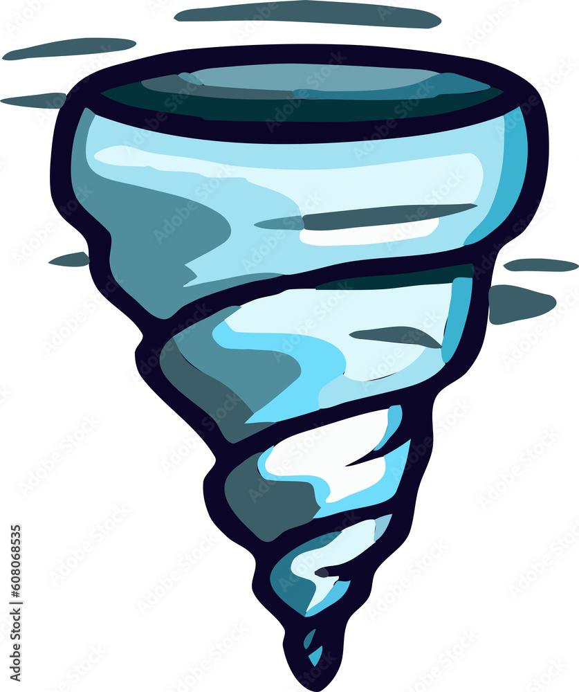 Tornado png graphic clipart design Stock Illustration | Adobe Stock