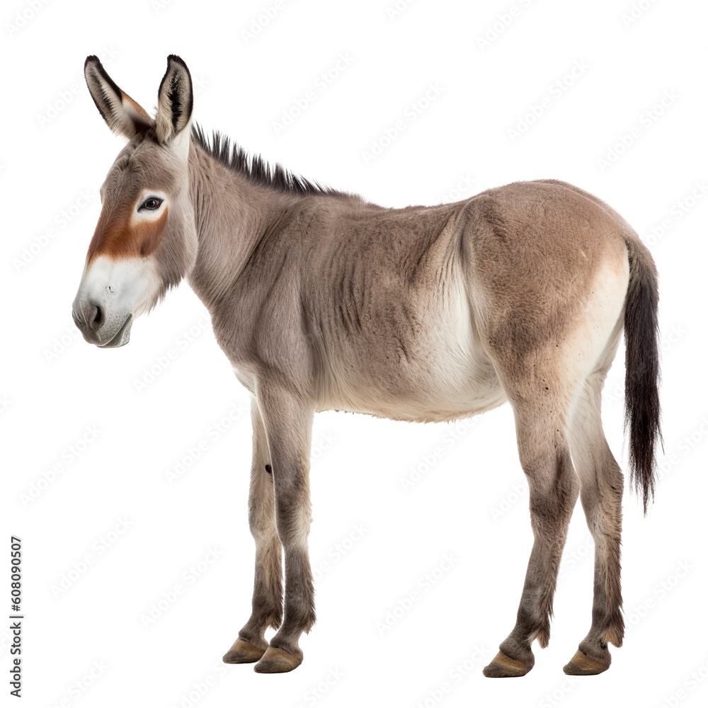 Donkey isolated on Transparent background, Digital Art, PNG Images ...