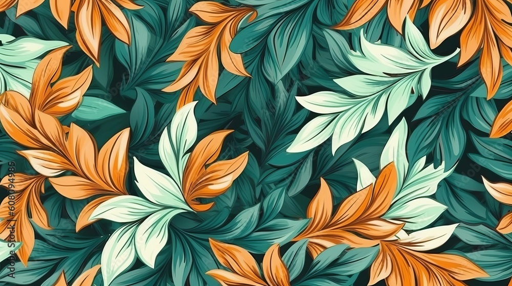 Endeavored and veritable organize with clears out. Botanical ...