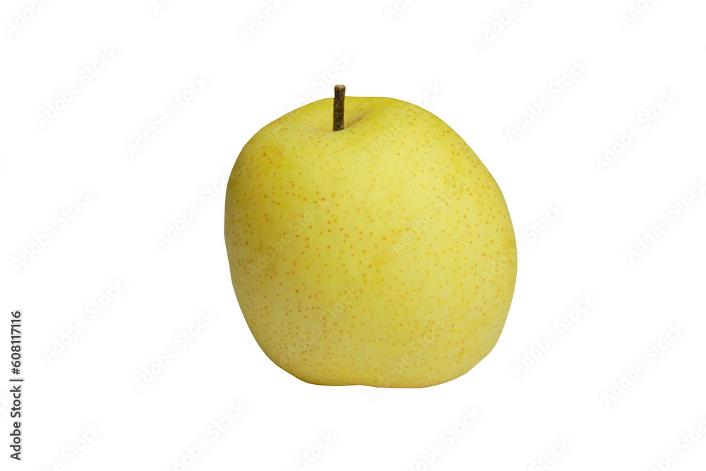 Asian Pear (Pyrus pyrifolia) Isolated on transparent Background. PNG ...
