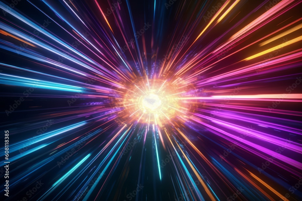 Exploring the Multiverse at Warp Speed, Generative AI. Stock ...