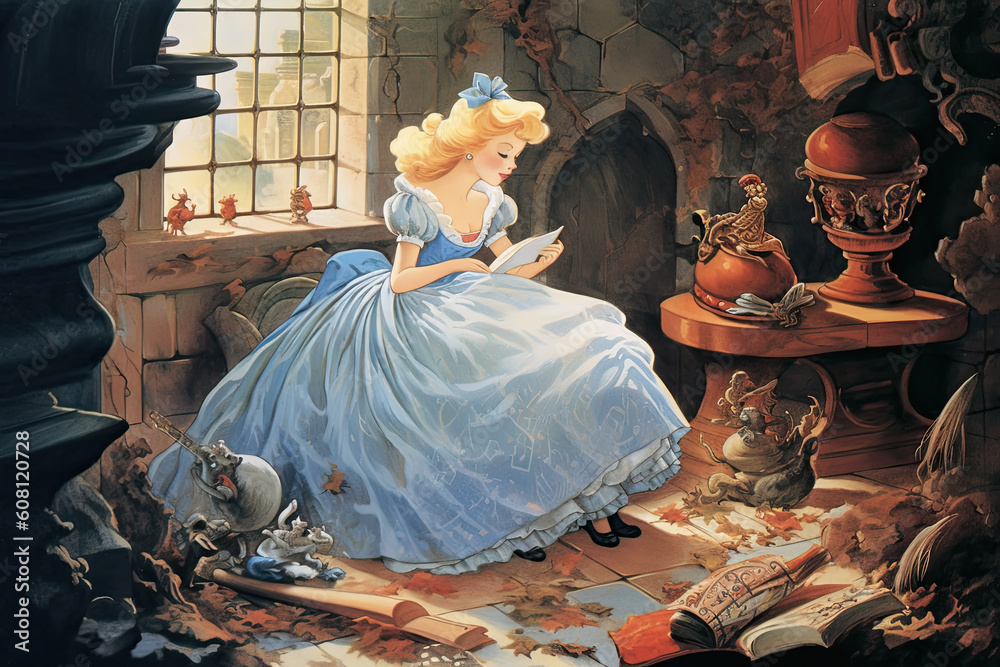 Fairy Tale Illustrations Cinderella