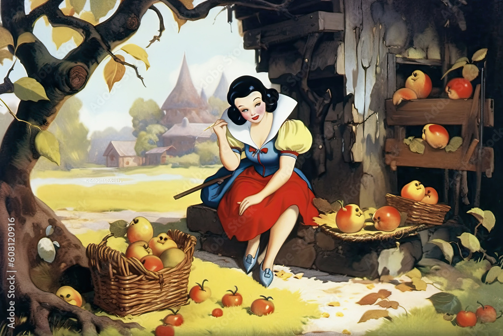 Snow White And The Seven Dwarfs Poisoned Apple