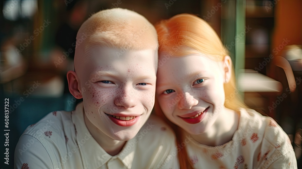 Albino Human