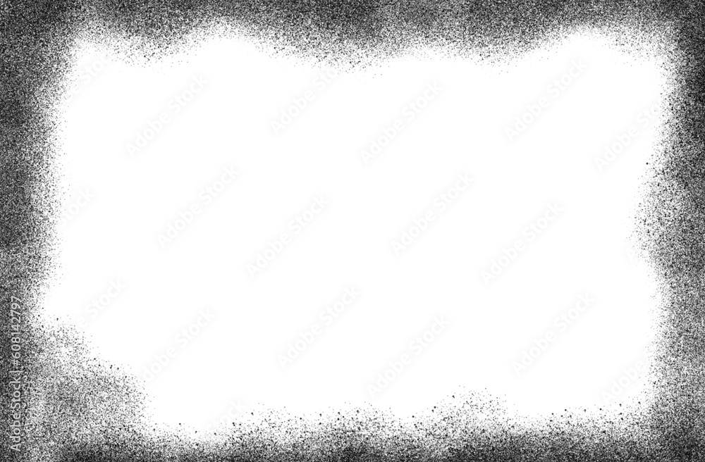 ภาพประกอบสต็อก Transparent dirt dust border frame, graphics element ...