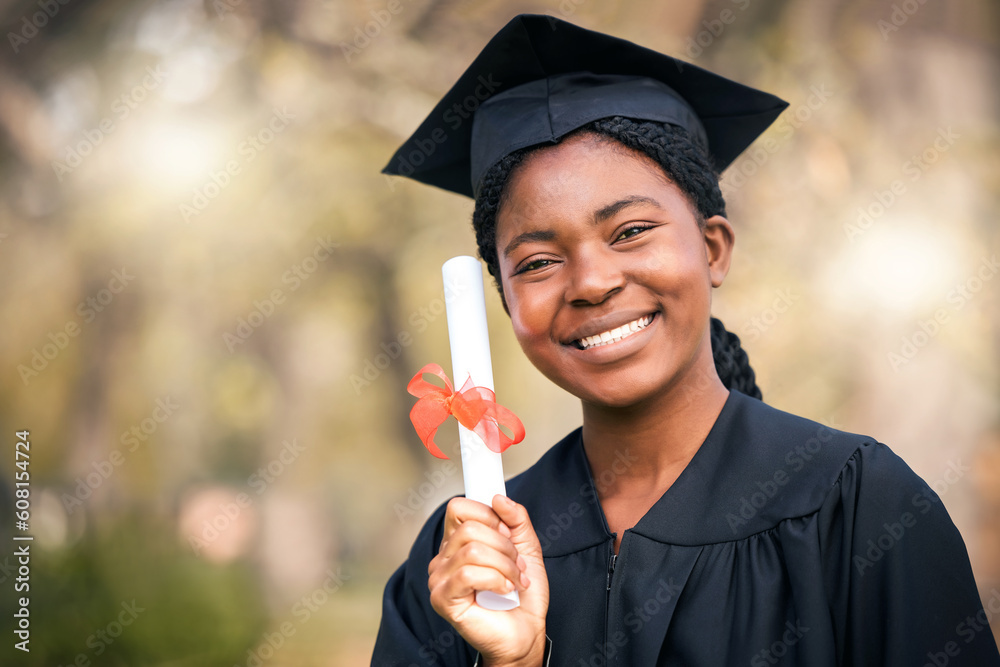 Black Female College Graduate