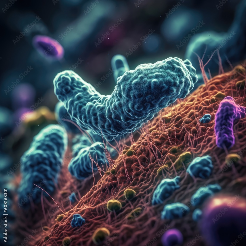 Vivid Colors of Microscopic Bacteria Viewed Through an Electron ...