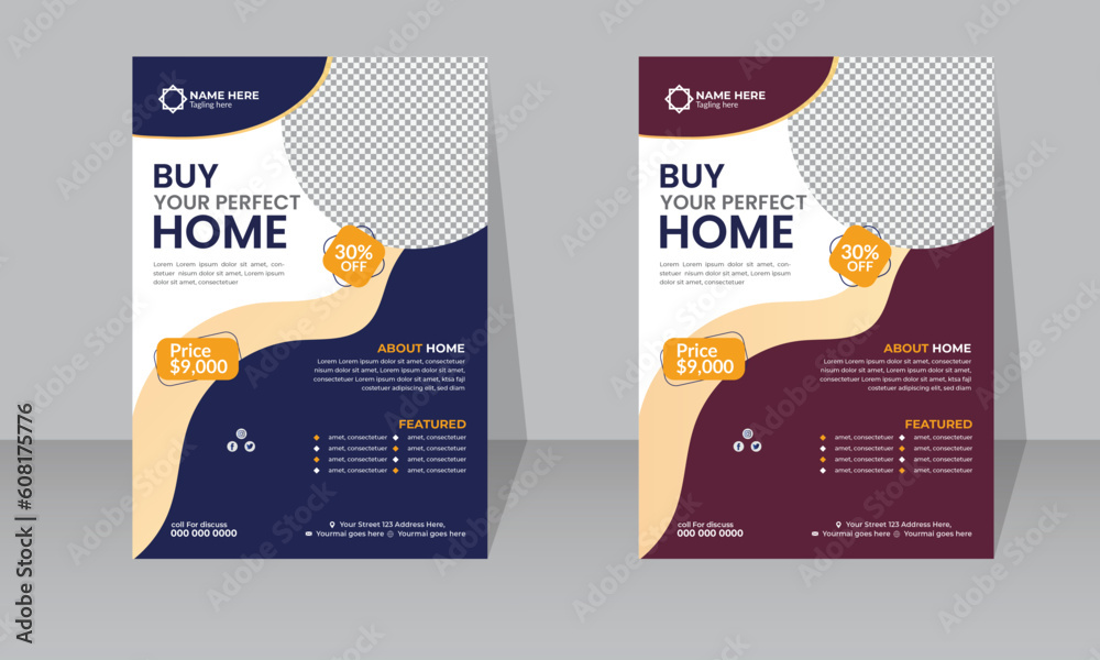 Flyer design for real estate sell, Real estate flyer Design, corporate ...