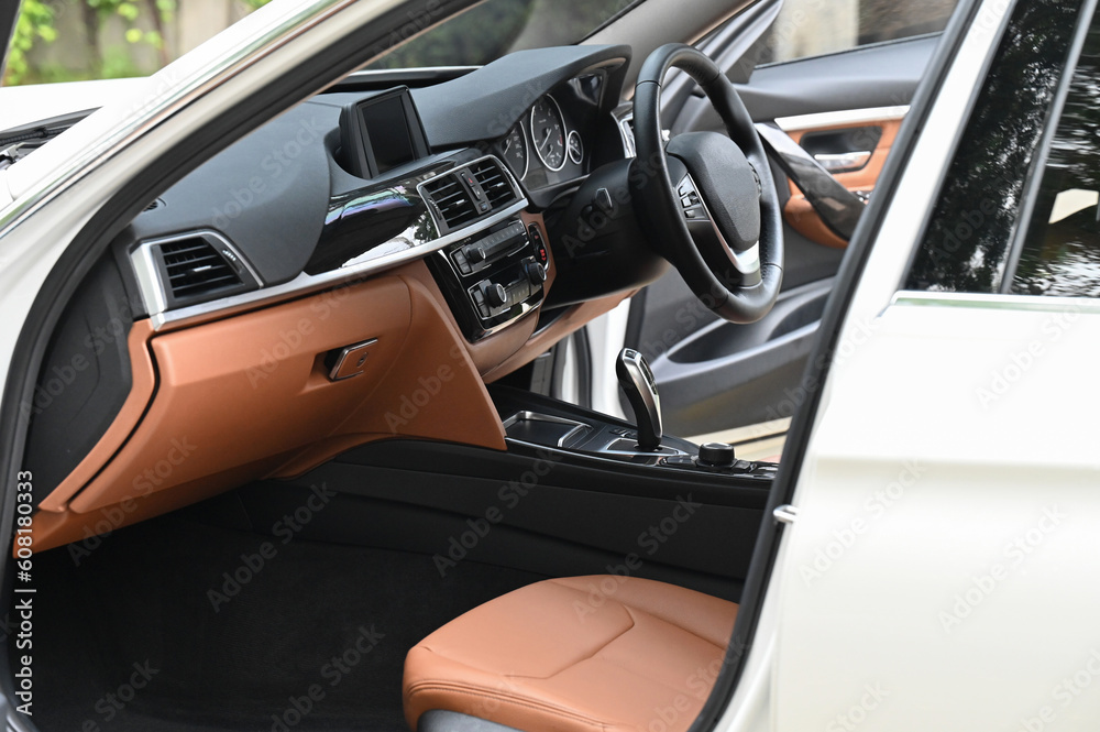 Car Interior Center Console Dashboard Cockpit Cockpit Control Panel ...