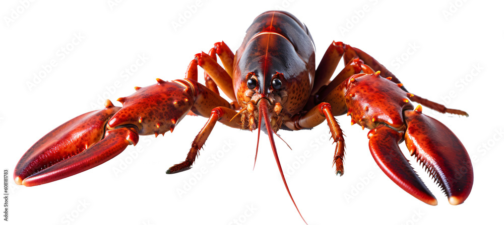 Lobster isolated on the transparent background PNG. AI generative ...