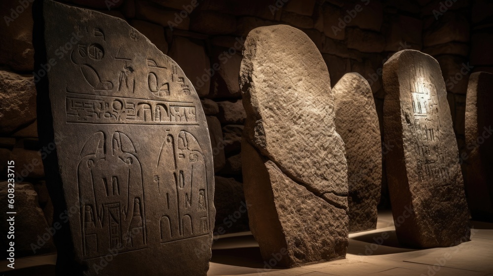 Carved with precision and mystery, the enigmatic symbols on ancient ...