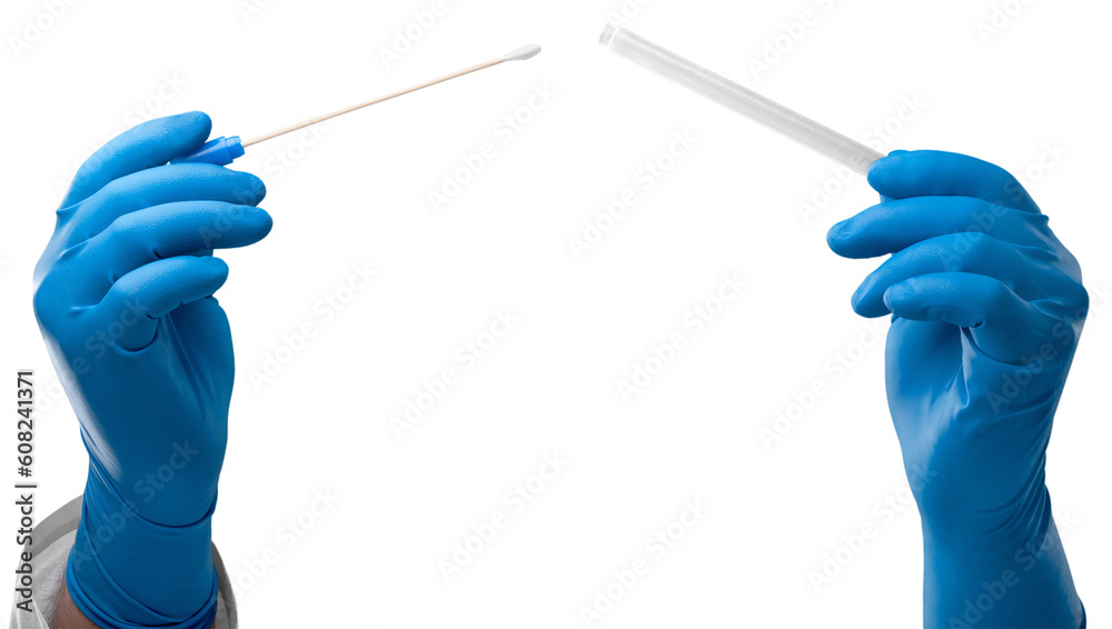 Doctor demonstrates test tubes with coronavirus Covid-19 samples. Stock ...