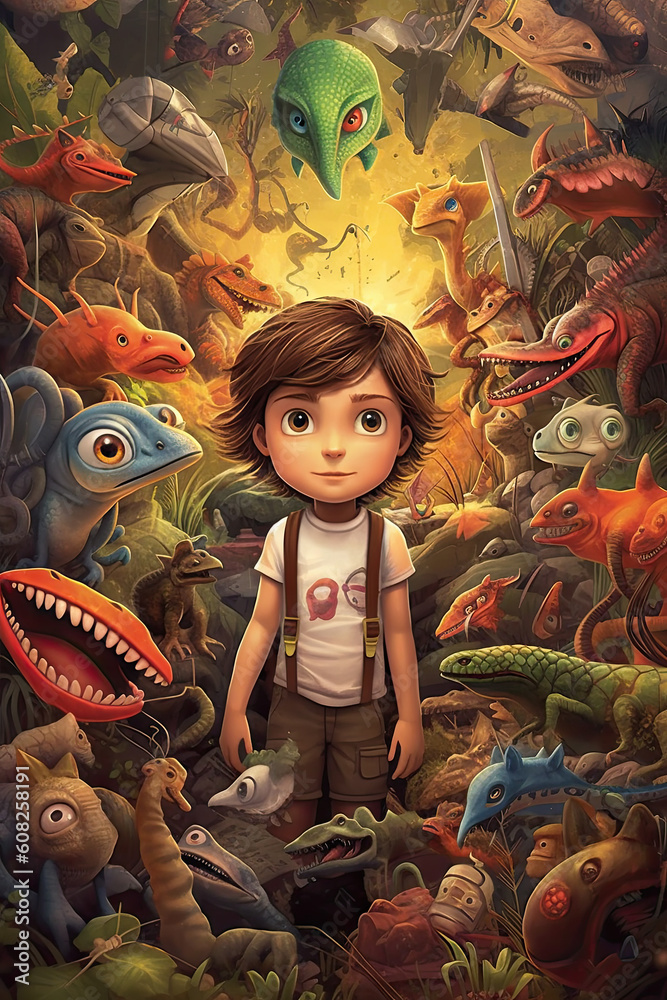 Generative AI Fantasy Expedition: Little Boy's Adventures with Magical ...