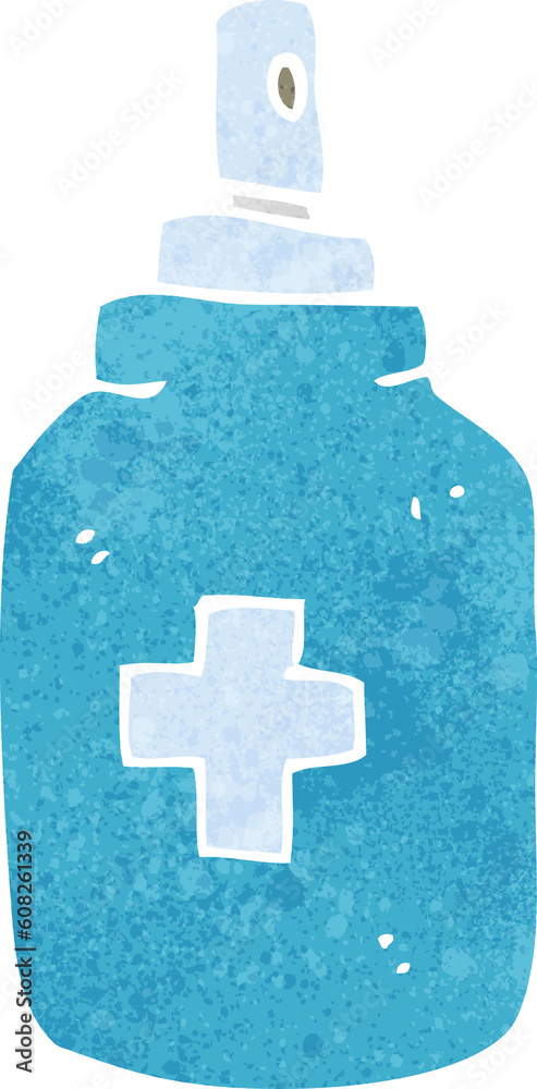 cartoon antiseptic spray Stock Illustration | Adobe Stock