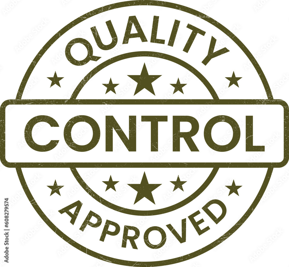 Quality Control Approved Stamp, Badge, Icon, Seal, Emblem, Quality ...