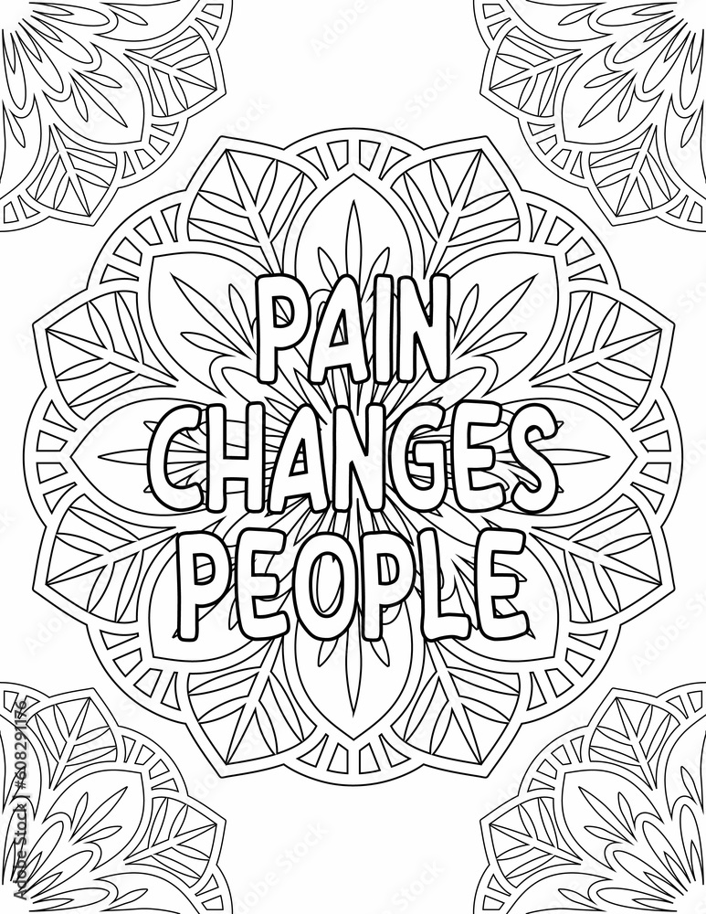 Printable mandala coloring page for adults and kids with an ...