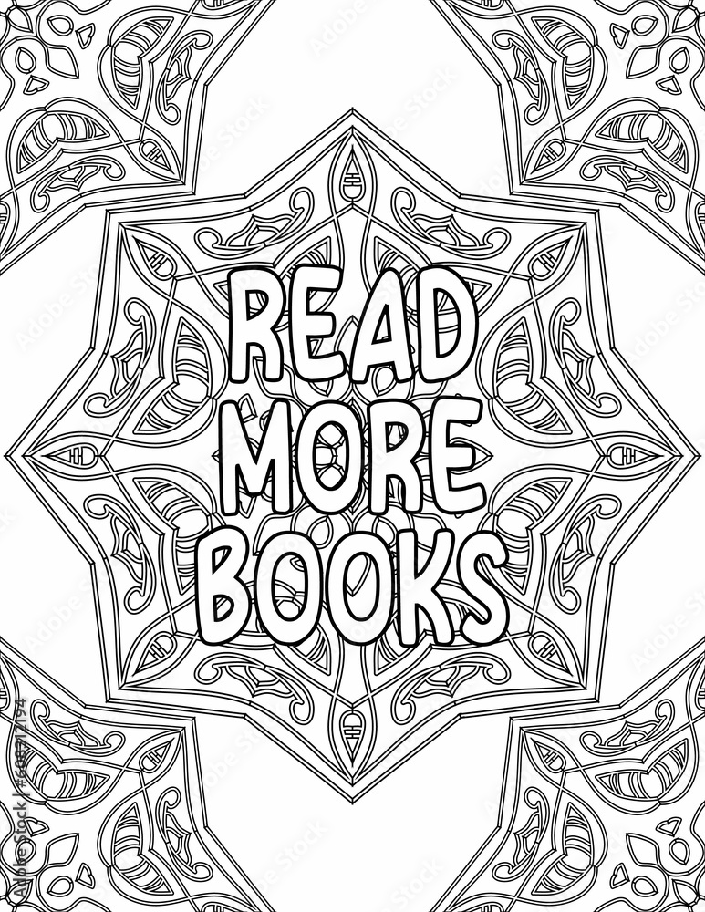 Printable mandala coloring page for adults and kids with inspiring ...