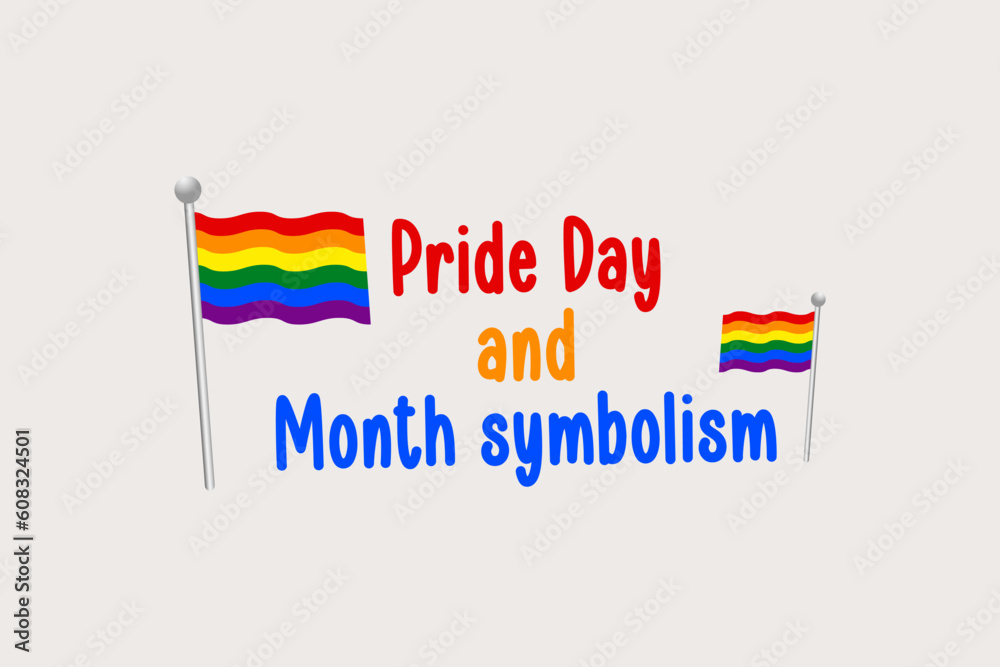 Quotes Pride Flags LGBT rainbow logo icon vector suistable Pride Day ...