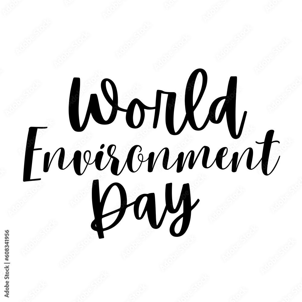 world environmental day clipart, Calligraphy, Typography, digital art ...
