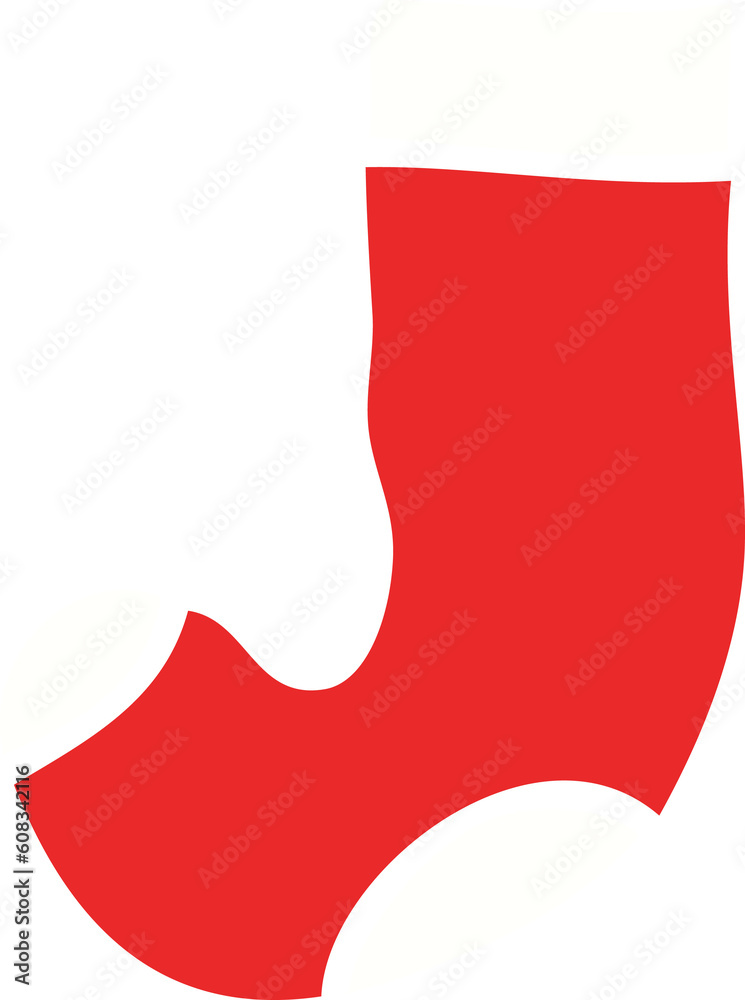 cartoon doodle old sock Stock Illustration | Adobe Stock