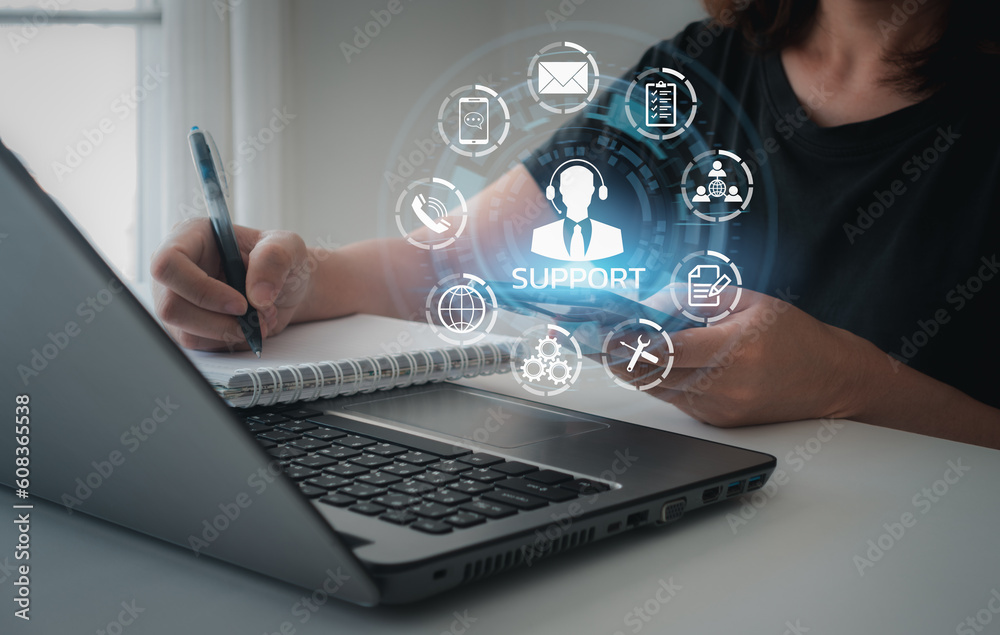 Technical Support Center Customer Service Internet Business Technology ...