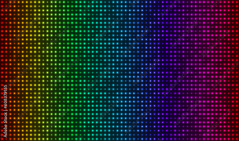 Vector Led screen. Television texture. Pixel background. Lcd monitor ...