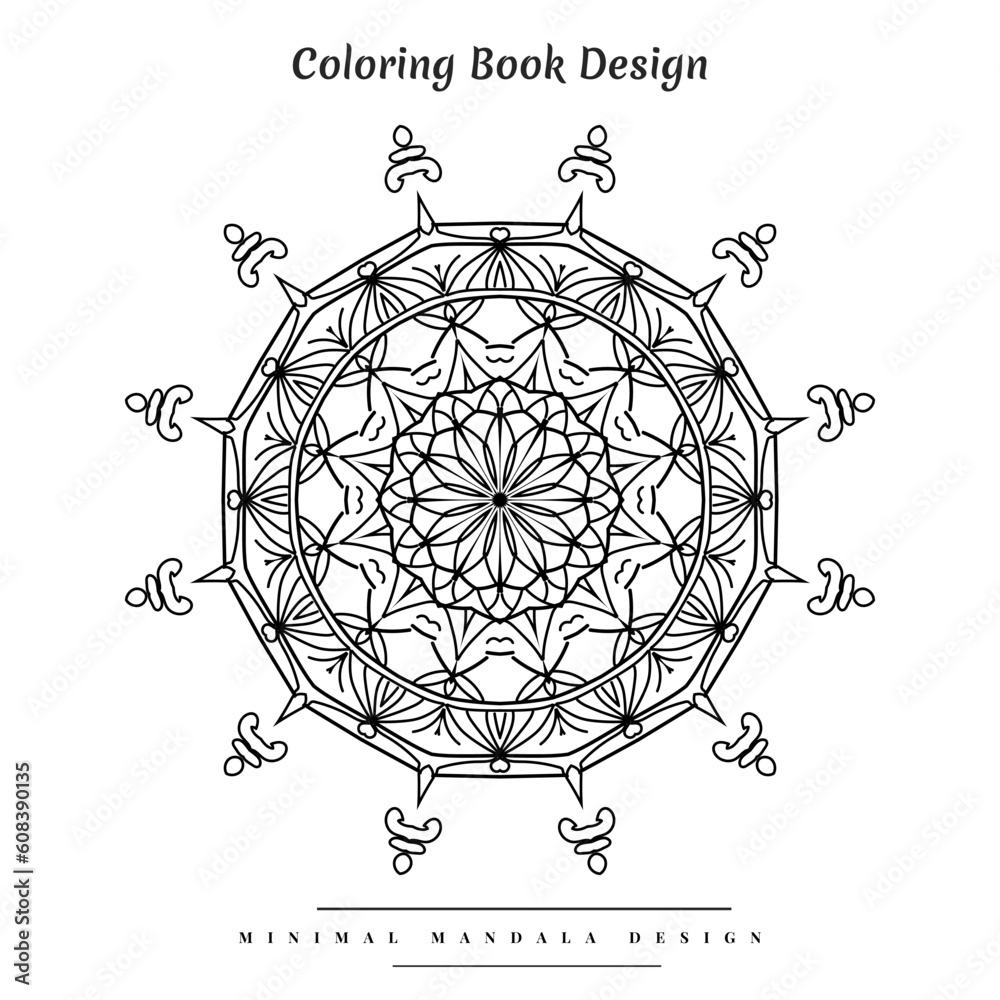 Islamic Arabesque Coloring Pages