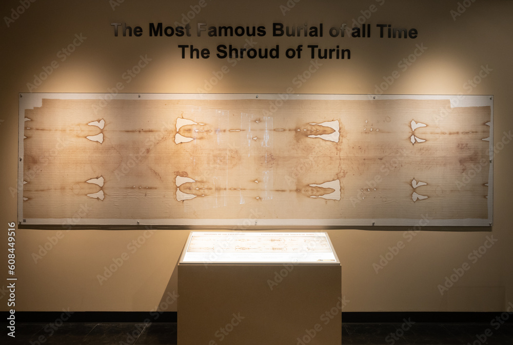 Certified Replica of the Shroud of Turin in a Recently Opened Exhibit ...