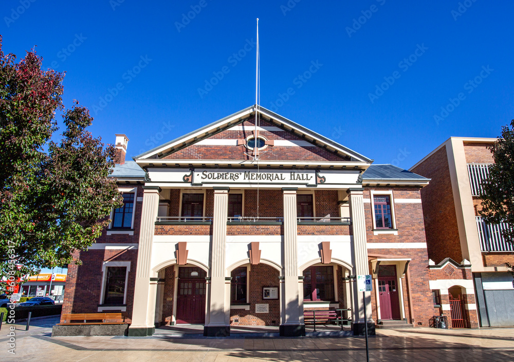 Toowoomba Soldiers Memorial Hall Heritage-Listed Building Stock Photo ...
