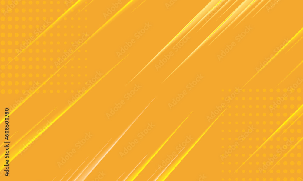 Abstract yellow background with modern and unique diagonal paper cut ...