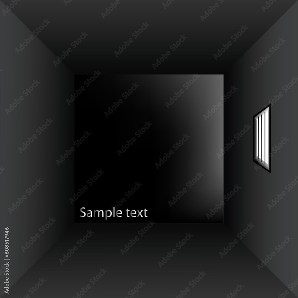 prison cell with bars, vector art illustration Stock Vector | Adobe Stock