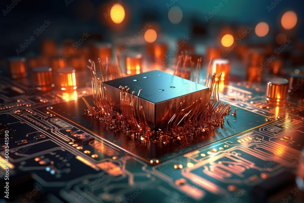 Innovative microcircuit with multiple indicators all over the surface ...