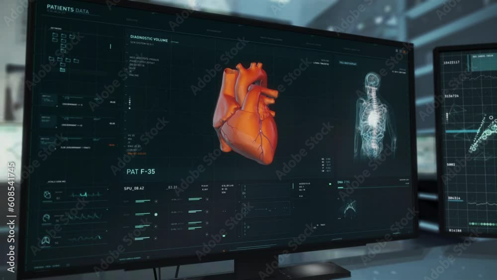 Diagnostic Examination Of Patients Heart At Hospital Cardiology ...