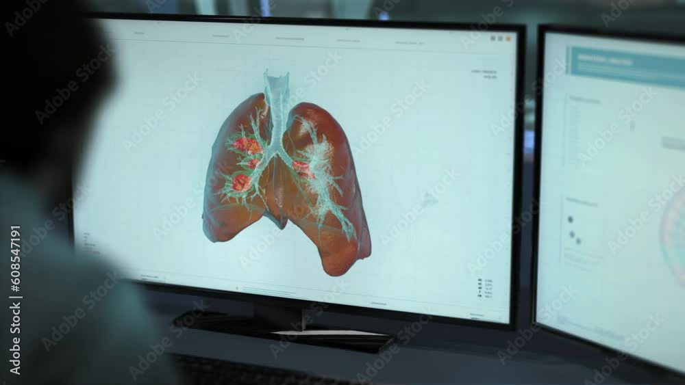 Medical anatomy examination system searches for the illness in the ...