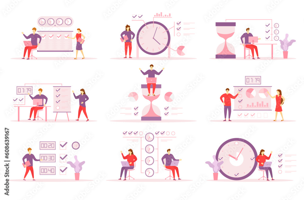 Time management, distribution of priority of tasks, strategic planning ...