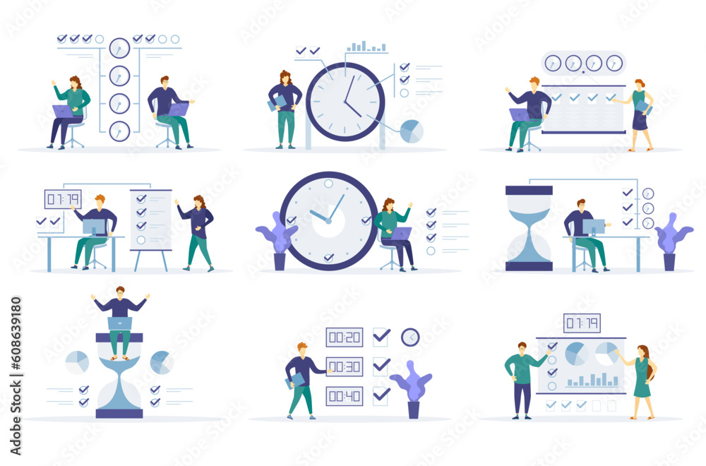 Time management, distribution of priority of tasks, strategic planning ...