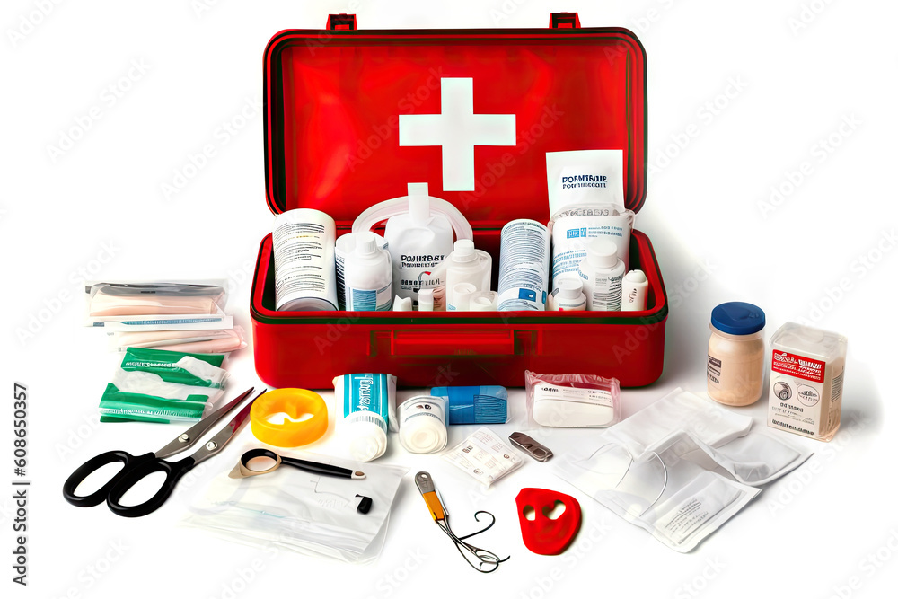 Open First Aid Box