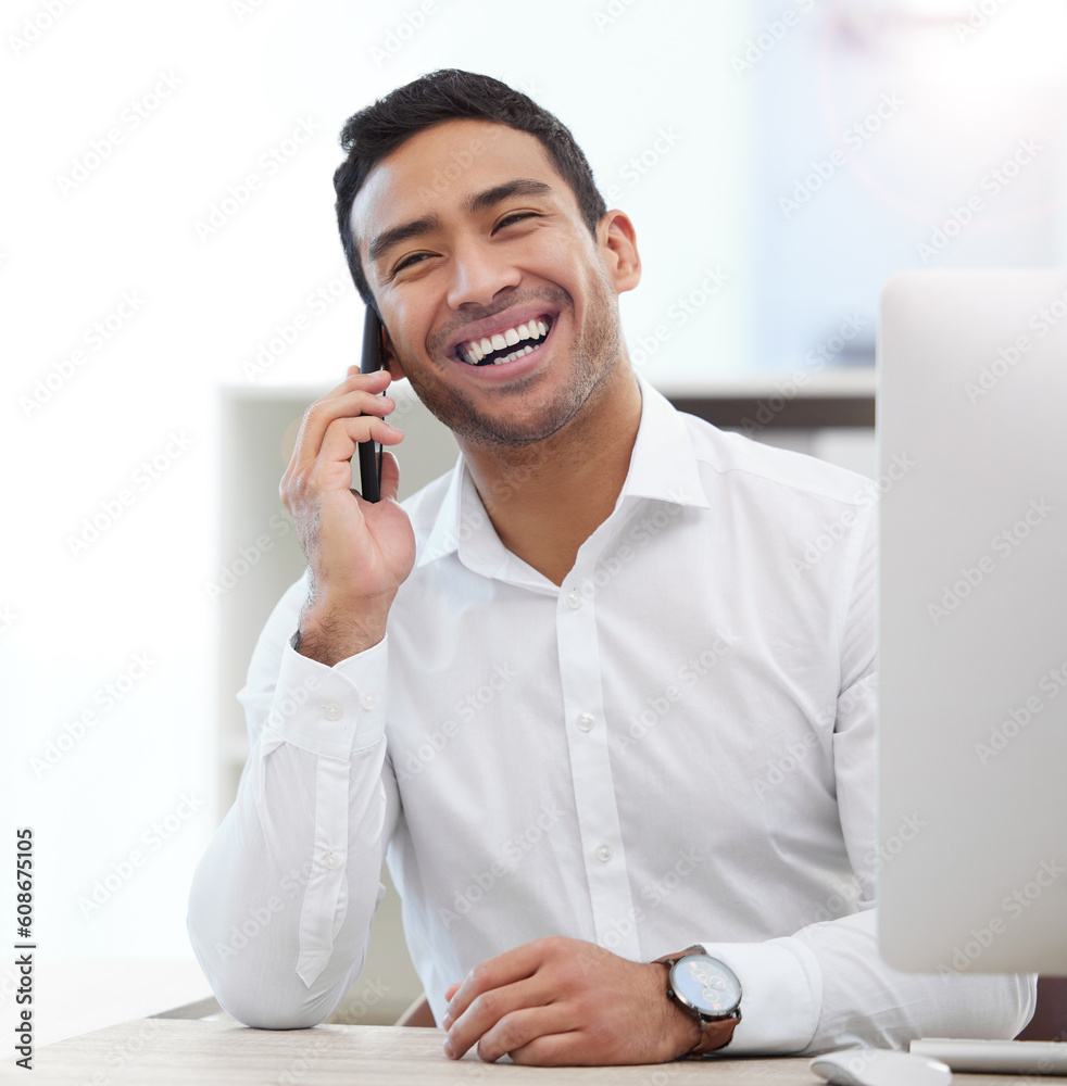 Excited Phone Call