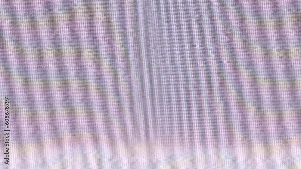 Pre Y2K, 4K Retro-active vintage interference TV screen noise. A ...