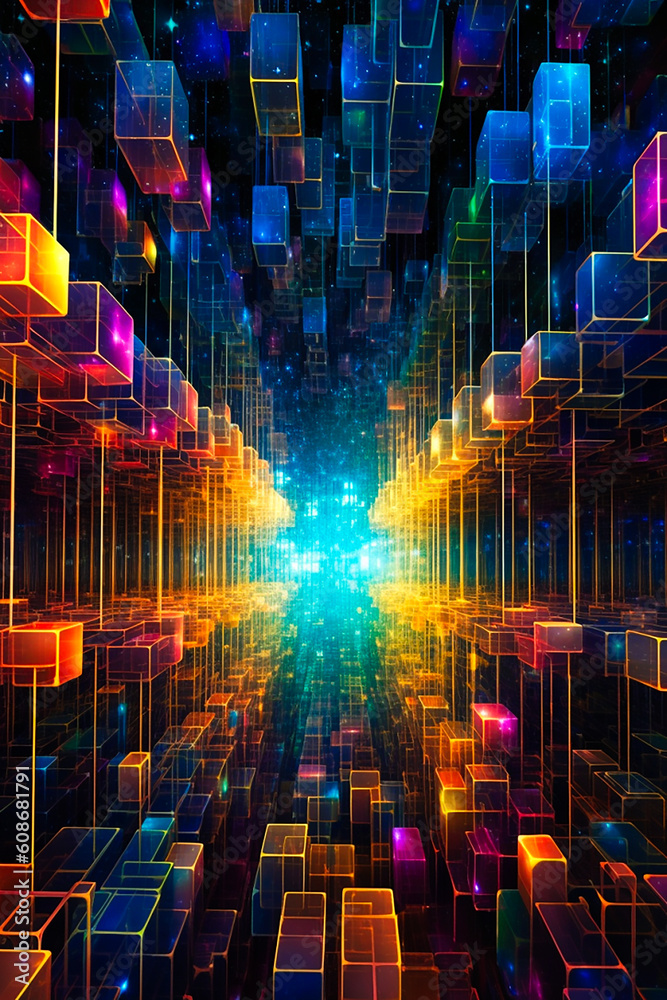 Graphical representation of the workings and interior of a quantum ...