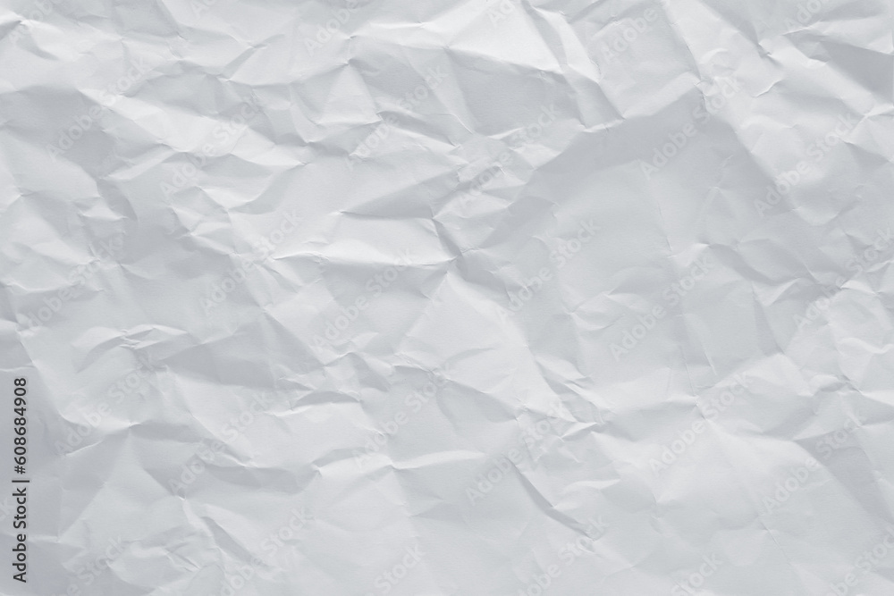 White crumpled paper texture background, clean white wrinkled paper ...