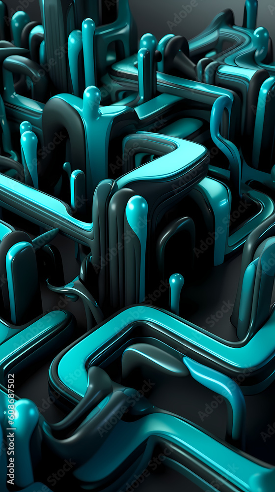 Wallpaper, organic flow, perfect shading, liquid metal, traslucent ...