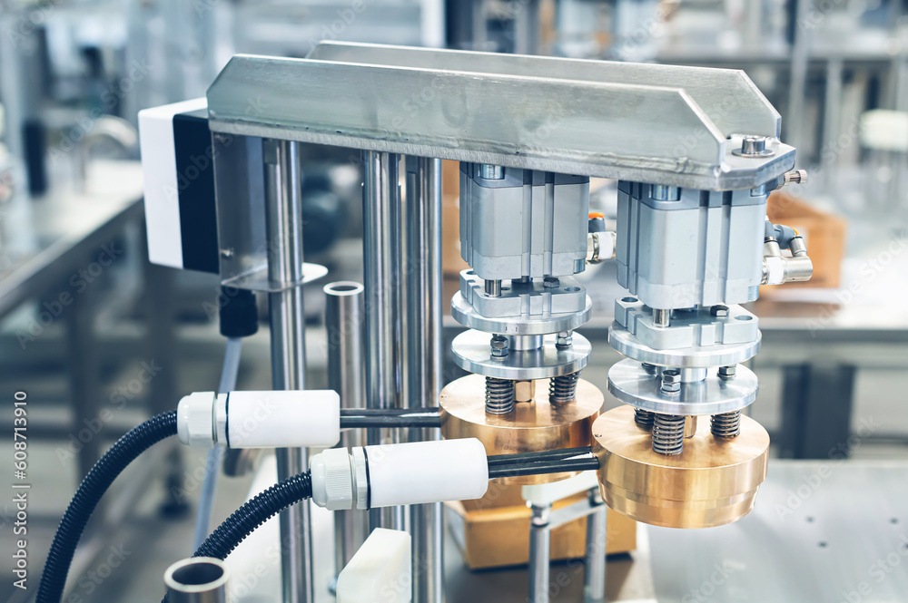 Industry concept using artificial intelligence in a smart factory ...