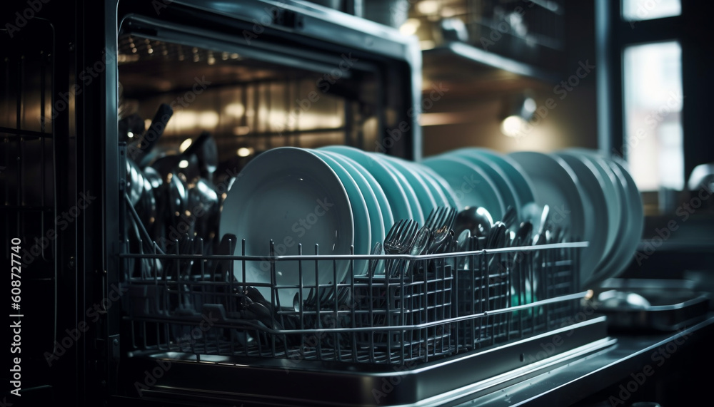 Clean Inside Stainless Dishwasher