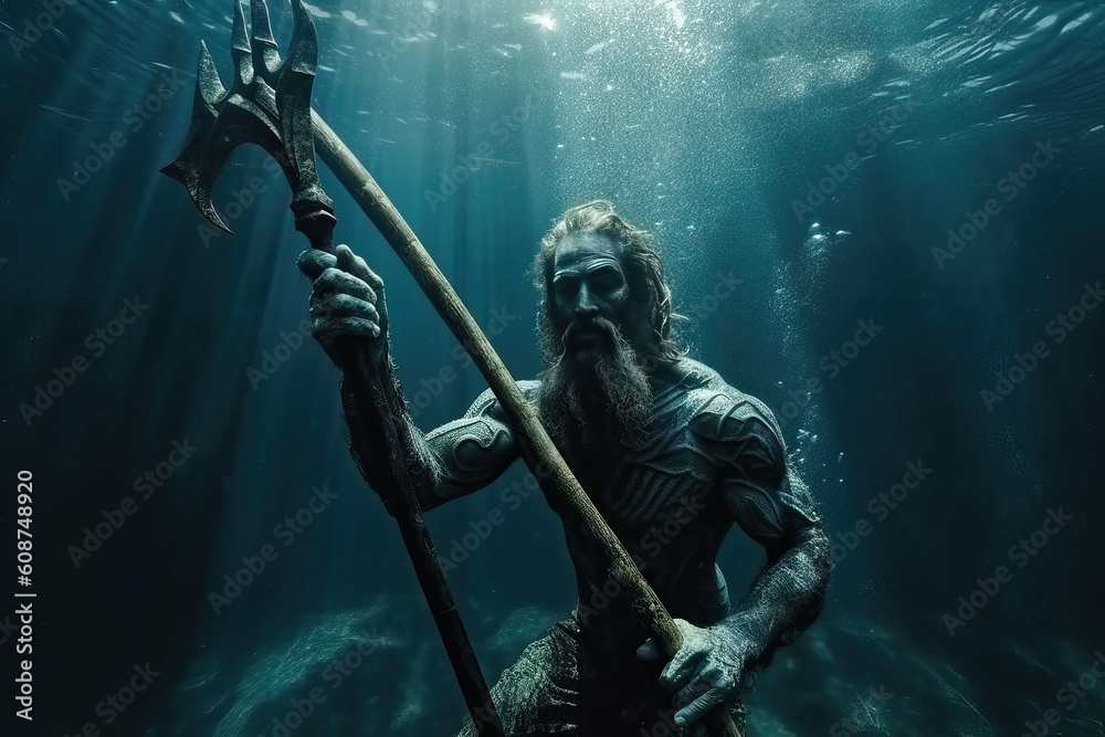 Neptune is the god of the underwater sea, Poseidon is the mythical god ...