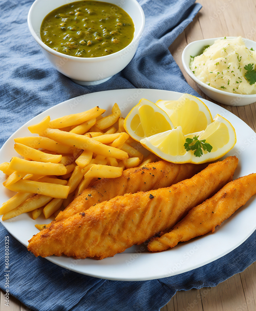 Gourmet Fish and Chips: A Culinary Masterpiece - Pescado y Papas Fritas ...